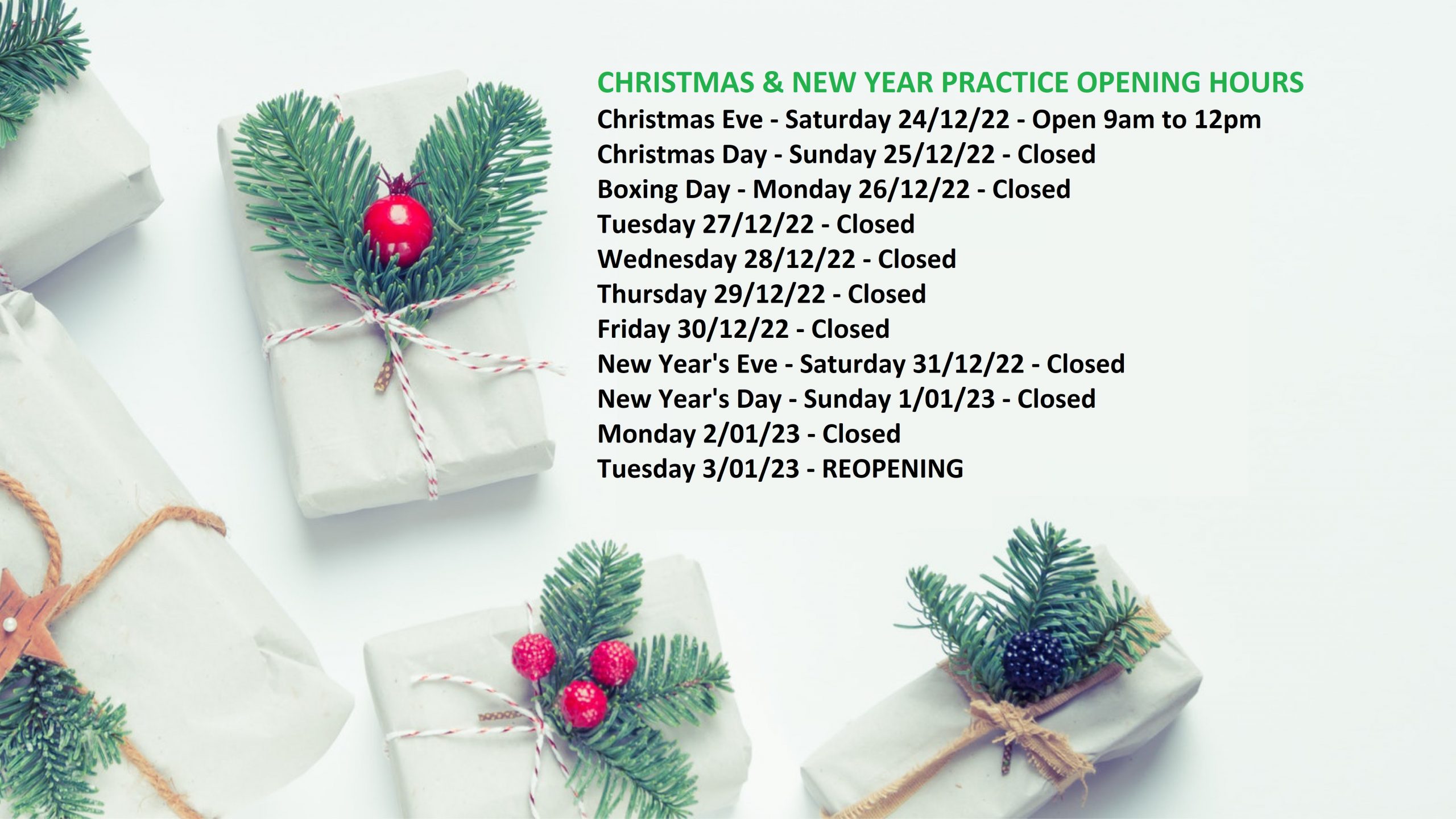 Christmas New Year Hours 2020 2021 Health At Dulwich Medical Centre christmas-new-year-hours-2020-2021-health-at-dulwich-medical-centre